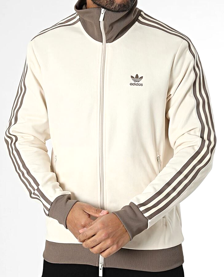 NEW MENS ADIDAS ORIGINALS BECKENBAUER TRACK JACKET ~ LARGE #JP2522 ...