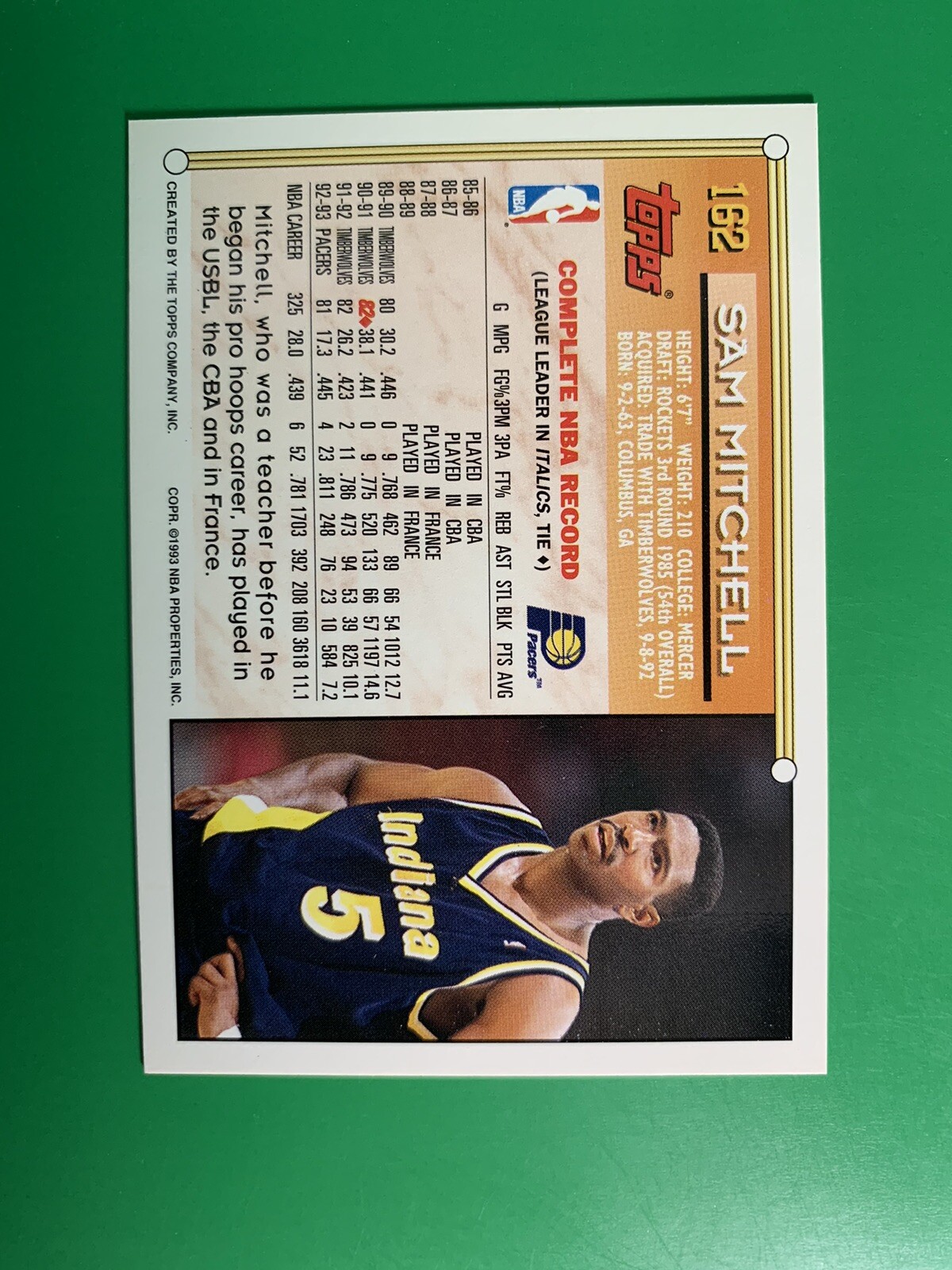 1993-94 Topps - #162 Sam Mitchell for sale online | eBay