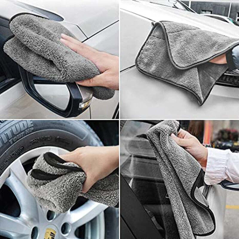 Microfiber Cleaning Cloth Towel Rag Car Polishing No Scratch Detailing ...