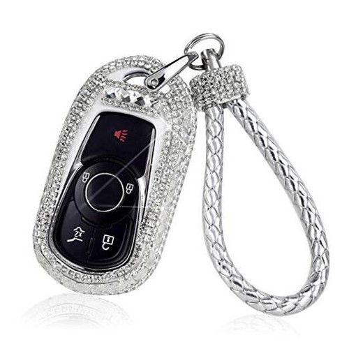 PGONE Car Key Shell Fob Key Cover Key Chain Lady Key Ring with Bling | eBay