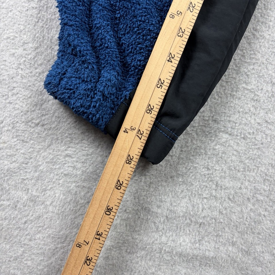 Free People Movement Pants XS Blue Cuddle Up Fuzzy Baggy Loose Sherpa ...
