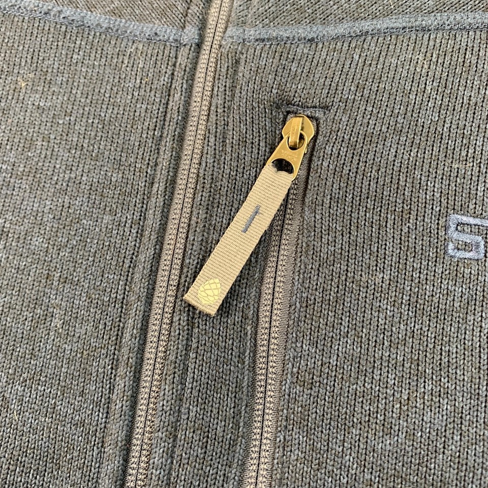 Stio Wilcox Fleece Jacket Mens Large Navy Blue Full Zip Sweater Athene ...