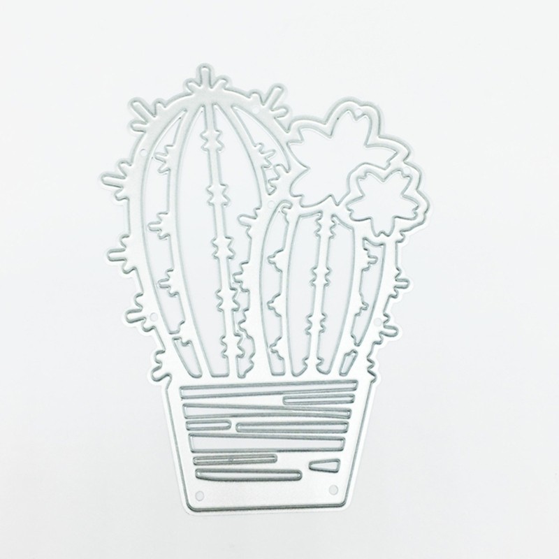 Cactus Metal Cutting Dies Handmade DIY Scrapbooking Embossing Supplies ...
