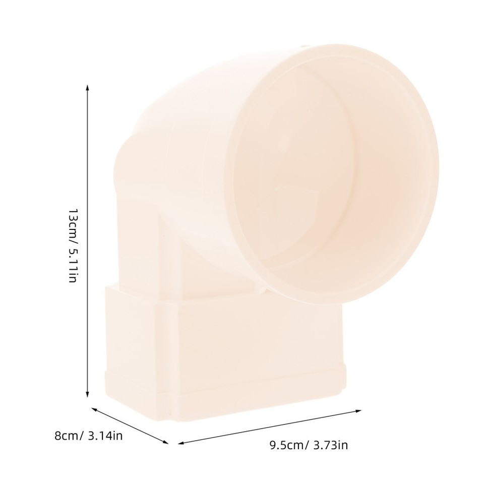 Gutter Adapter Plastic Downspout Connector for Roof Rainwater Drain ...