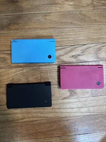 Nintendo DSI DS Handheld Game Console Bundle Teal Black & Pink UNTESTED ...