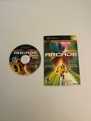 Original XBOX Live Arcade Online Disc Includes Ms. Pac-Man w sleeve. | eBay