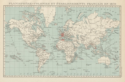 World Maps - French World Map - Vatican