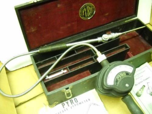Vintage Pyro Pyrometer With Original Case/Probes/Manual | eBay