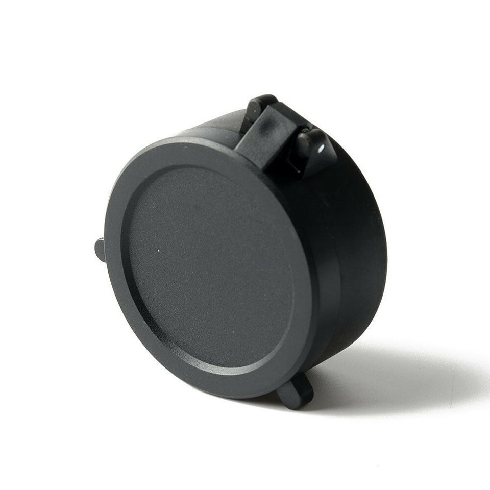 2x For Caliber Flip Up Scope Covers Rifle Scope Protect Objective Cap ...