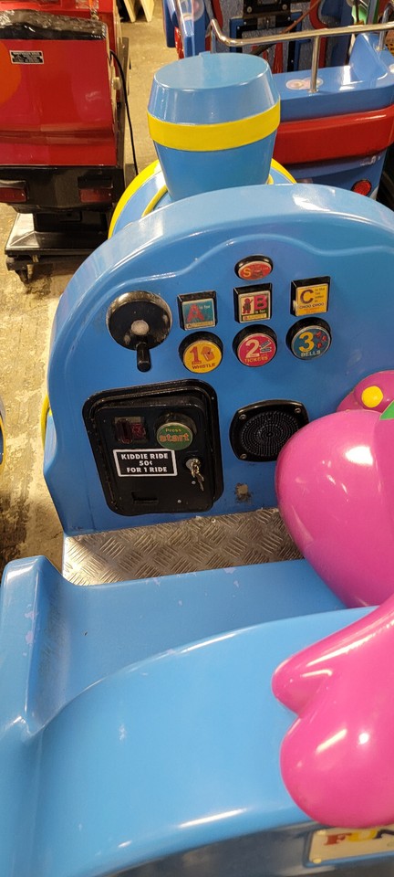 Barney Train Coin Operated Kiddie Ride | eBay