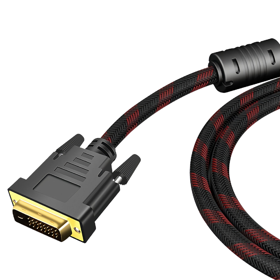 DVI to DVI Cable Adapter 24+1 Male DVI-D to Male DVI-D (Dual Link) Cable 1.8M UK | eBay UK