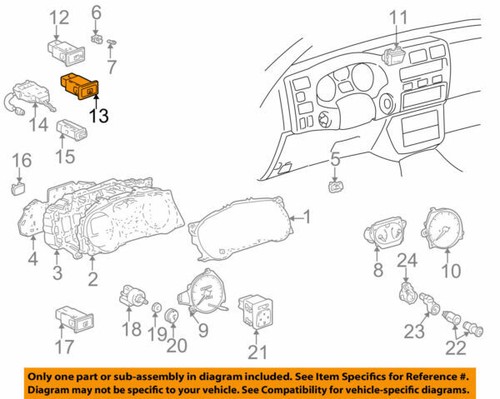 84332-42010 Toyota Switch assy, hazard warning signal 8433242010, New ...
