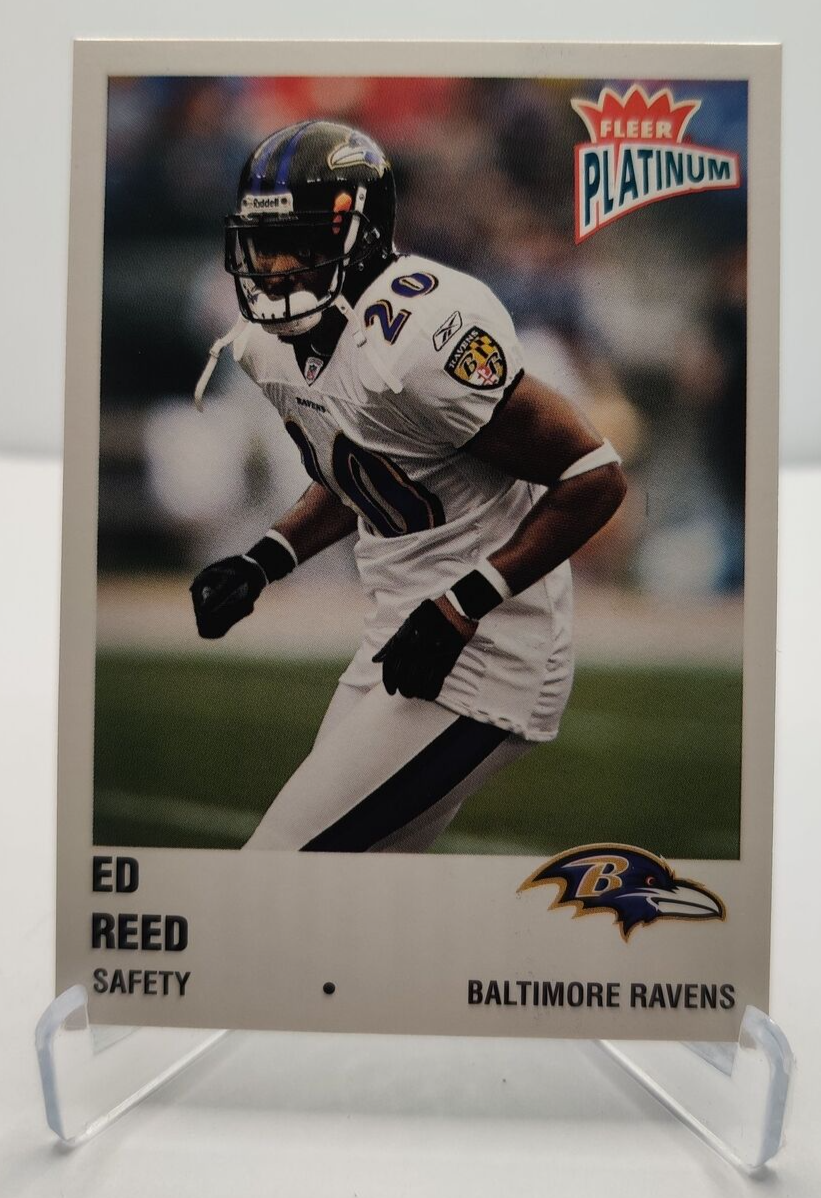 2003 Fleer Platinum Football Card #95 Ed Reed Baltimore Ravens | eBay