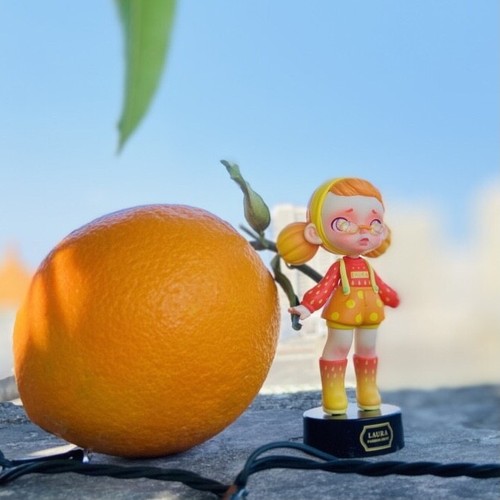 Laura Art X Toycity Fruit Series Orange Mini Action Figure Designer Art ...