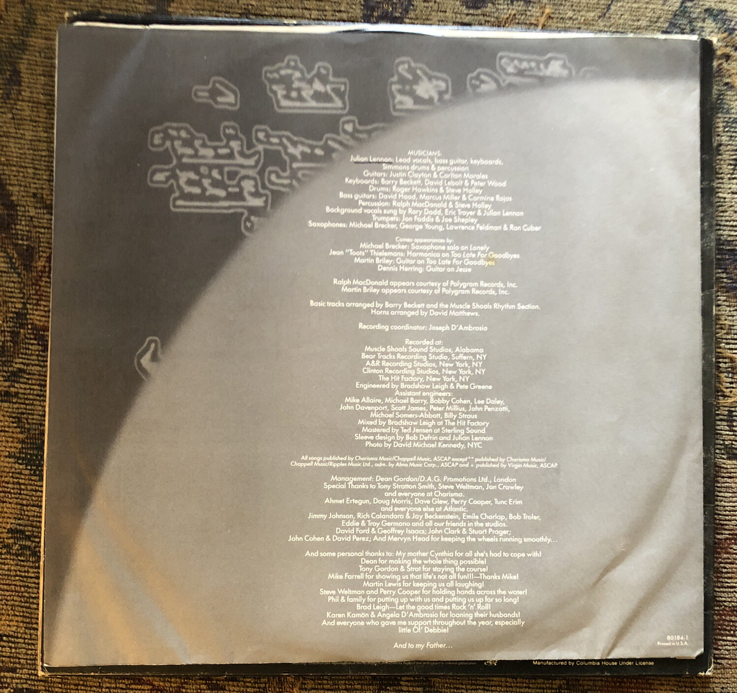 JULIAN LENNON ~ VALOTTE ~ VINYL RECORD ALBUM LP Original Press | eBay