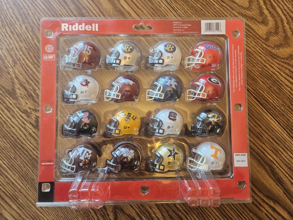 Rare 2013 SEC Riddle Pocket Size Helmet Conference Set | eBay