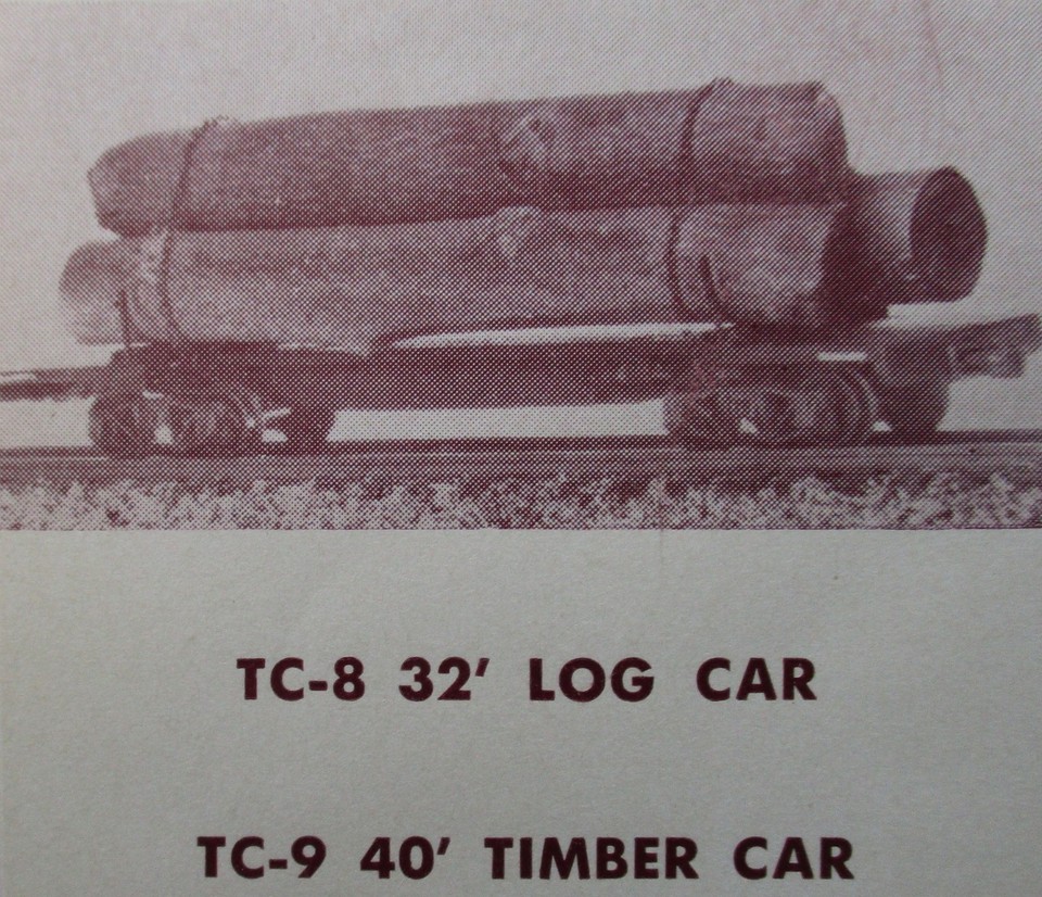 HO: 32' & 40' Log & Timber Cars, two cast metal kits by Cliff Line, 4 ...