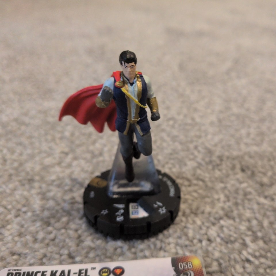 DC Heroclix Prince Kal-El #058 w/ Card Masters of Time Set | eBay