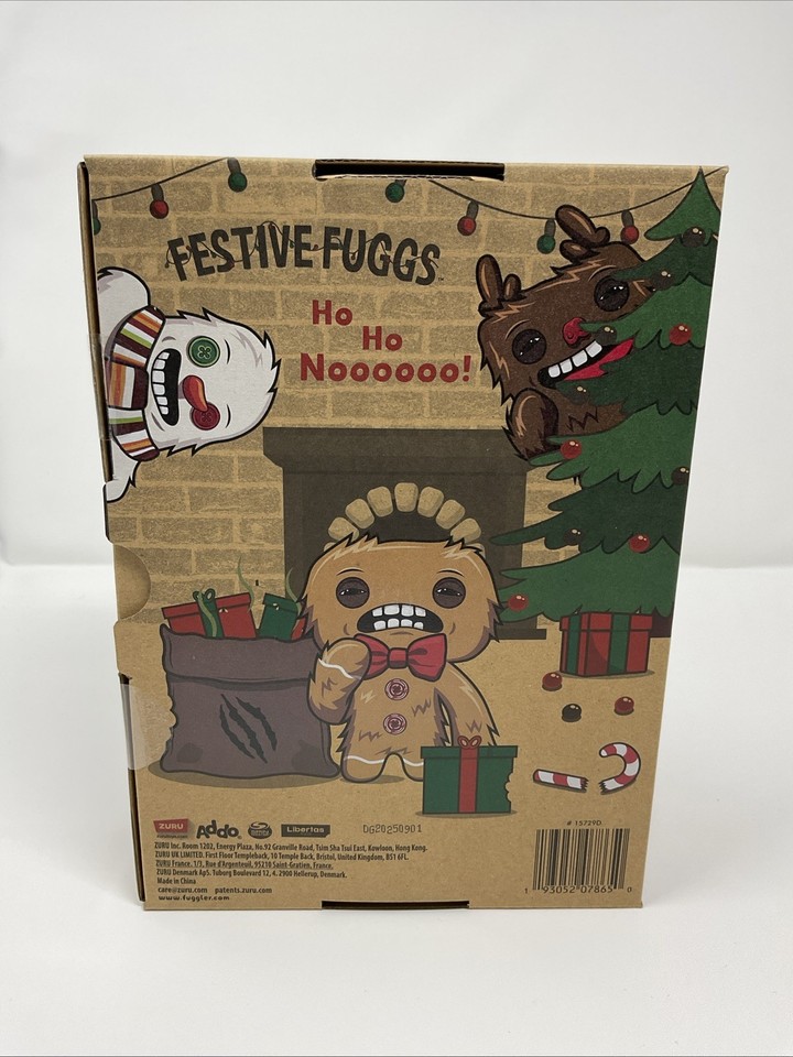 Christmas Fuggler Festive Fuggs Set - Gingerbread, Snowman, and ...