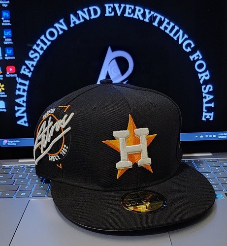 MLB-Houston Astros 59FIFTY Fitted New Era Black Hat New | eBay