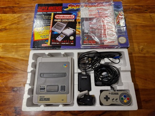 Super Nintendo SNES Console Original in Box 2 Controllers | eBay