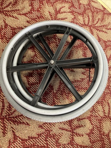 Two 24”x 1” 3/8 Manual Wheelchair Wheels Quick Release Cheng Shin Tires ...