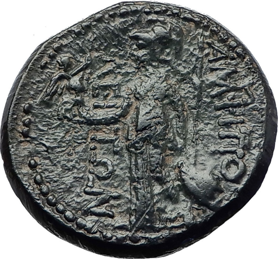 AMPHIPOLIS in Macedonia 1stCentBC Ancient Greek Coin GORGONEION ATHENA ...