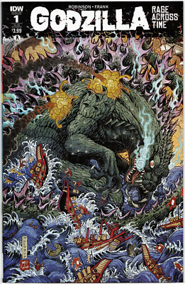 Godzilla: Rage Across Time #1 Subscription Variant Cover - IDW 2016 NM ...