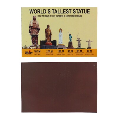 Wooden Fridge Magnet – World’s Tallest Statue Souvenir, Lightweight ...