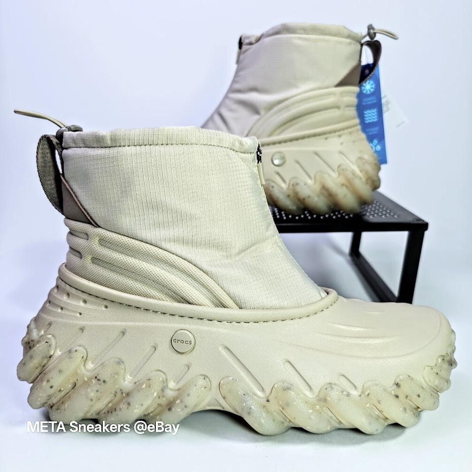 Crocs Echo US 9 Men's Boots Moth/Beige Comfort Lifestyle Clogs - Z ...