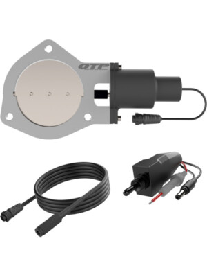 Quick Time Exhaust Cut-Out Electric Bolt-On Single 3-Bolt 4 (QTEC40 ...