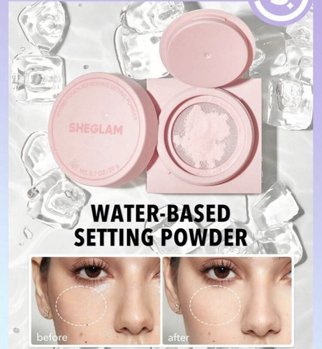 Sheglam Hydro-Touch Water Based Refreshing Setting Powder - Baby Pink ...