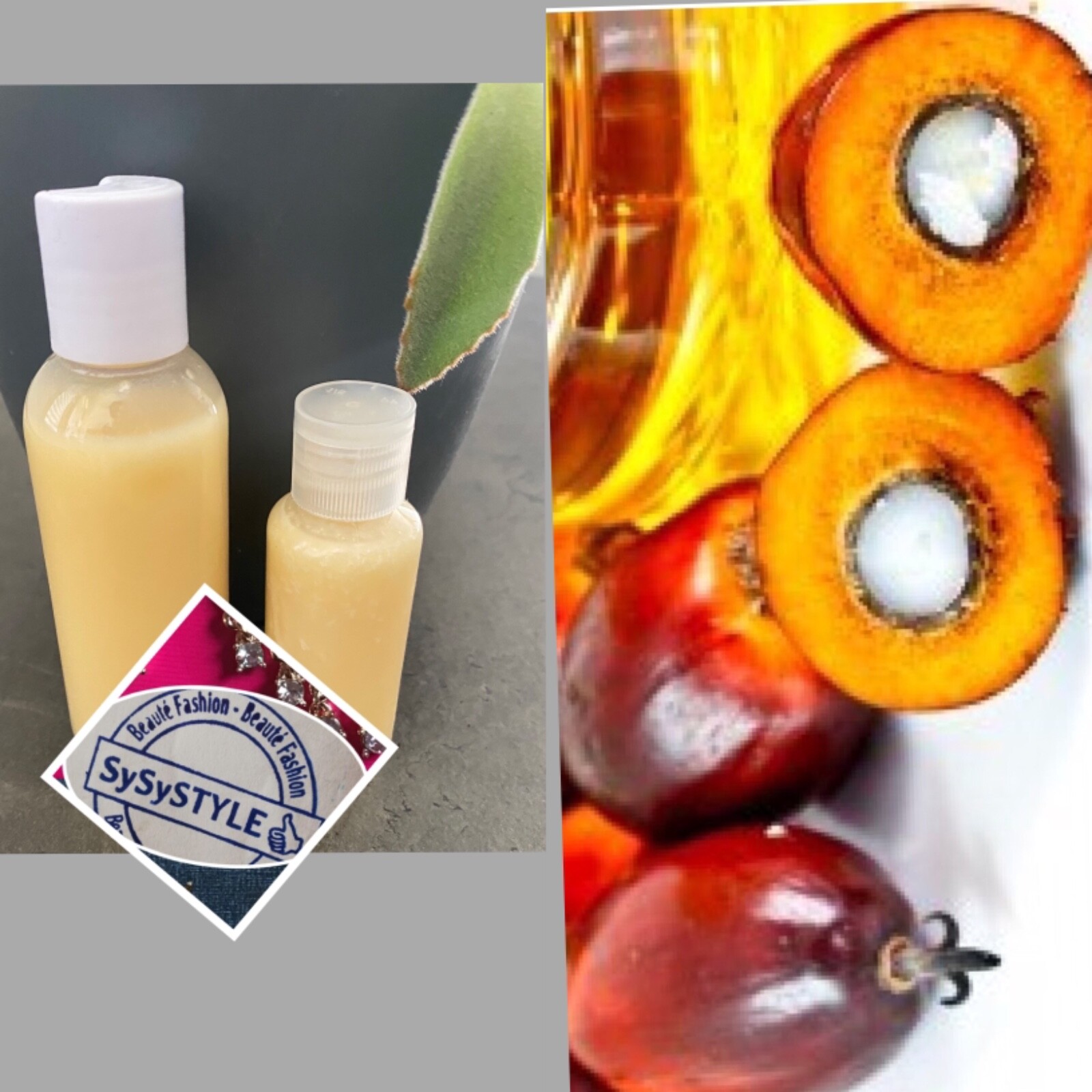 Huiles de palmistes noix de palme «mayanga blanc les cheveux et la peau ...