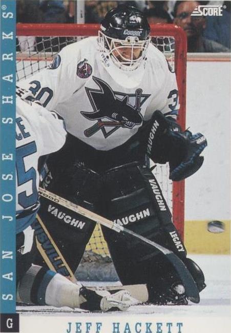 1993-94 Score - Jeff Hackett #38 Canadian for sale online | eBay