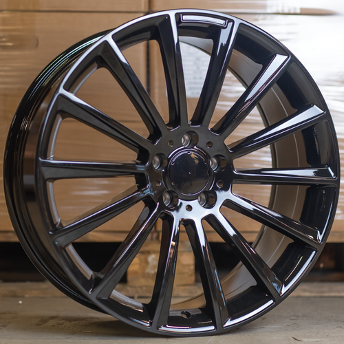 22"/Mercedes Benz GLE/Gloss Black/Twist Design/ 10j/Alloy Wheels X4 ...