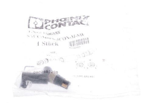 PHOENIX CONTACT SACC-M8FS-3CON-M-SW SACCM8FS3CONMSW 1506888 ! New ! | eBay
