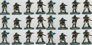 Wargame Atlantic Imperial Guard Infantry Troops x24 New on Sprue 28mm ...