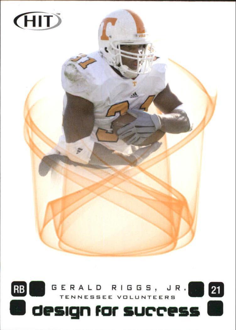 2006 SAGE Hit - Design for Success Gerald Riggs Jr. #D-40 Green (RC ...