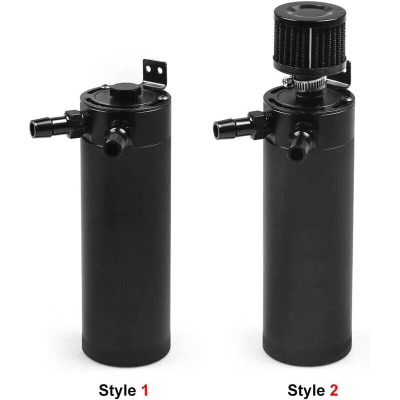Universal 750ML Oil Catch Can Kit Oil Separator Large Baffled Reservoir ...