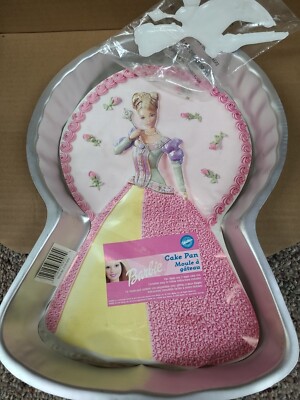 Wilton Barbie Princess Cake Pan 2105 - 8900 Mattel Inc. 2000 Dreamtime ...