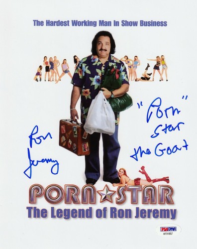 Ron Jeremy Autographed Porn Star Documentary 8x10 Photo PSA/DNA COA | eBay
