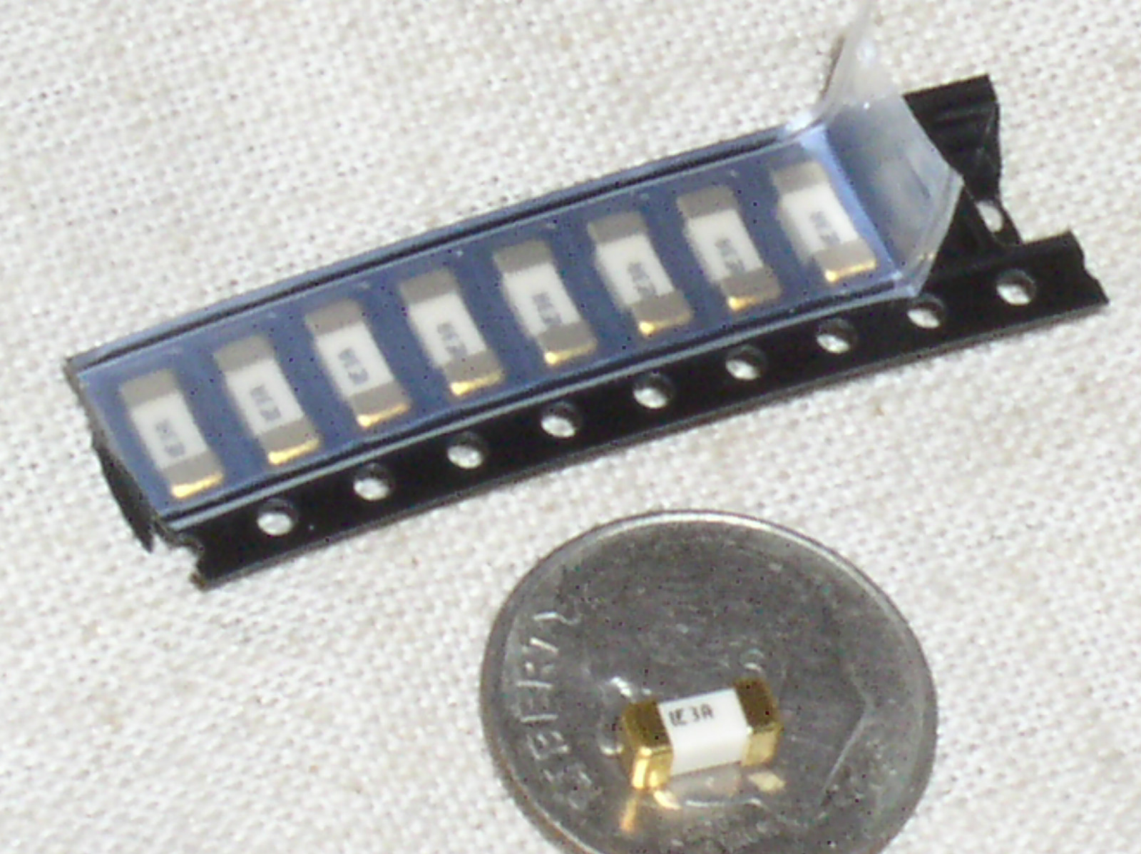 10 LITTELFUSE NANO2 451 GOLD 0451003.NRL 3A 3 AMP 125V AC DC SMT SMD ...