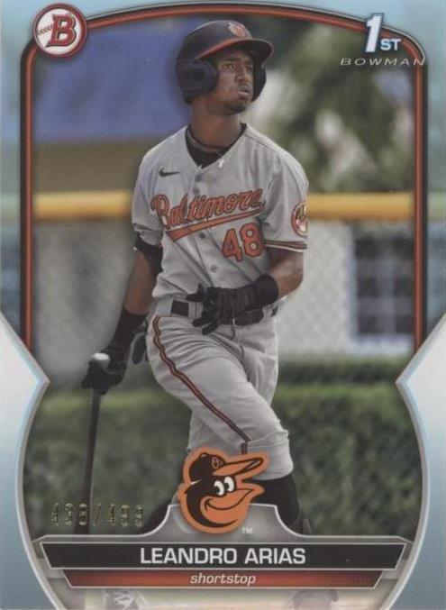 2023 Bowman - Prospects Leandro Arias #BP-84 Sky Blue /499 (RC) for ...