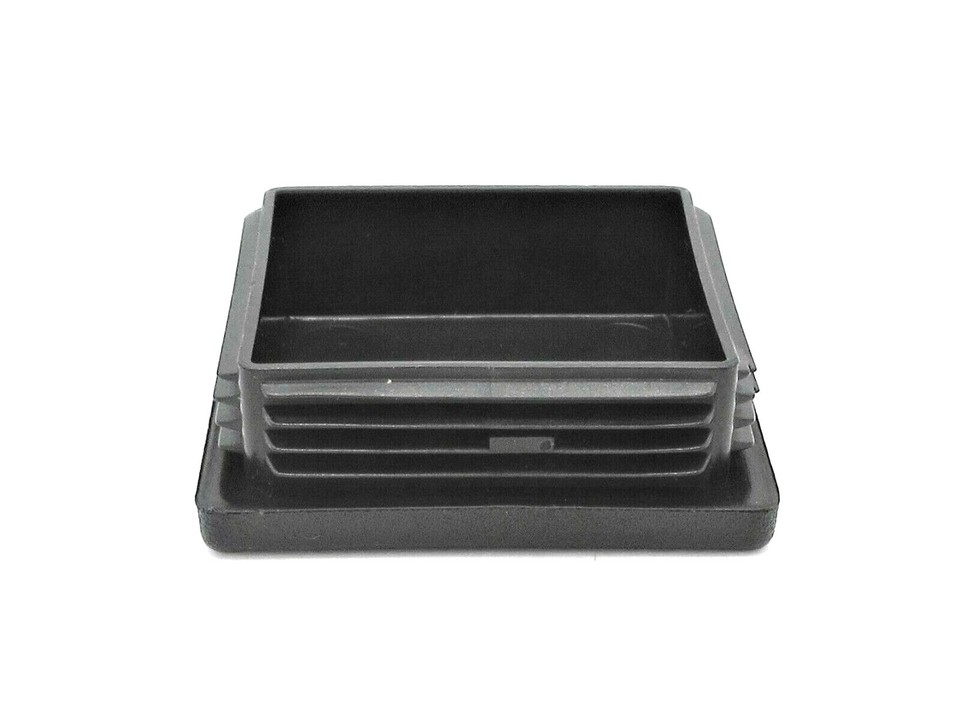 2 1/2" x 2 1/2" Square Tubing Plug - Ribbed End Cap Inserts – Durable ...