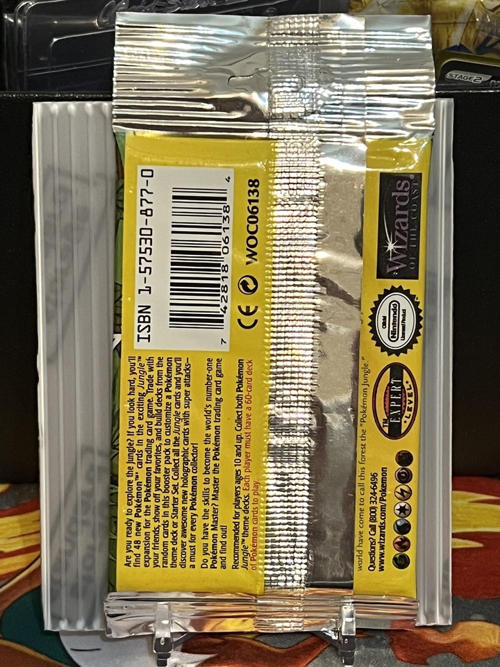 Pokemon TCG Jungle Booster Pack Long Crimp Wigglytuff Art Factory ...