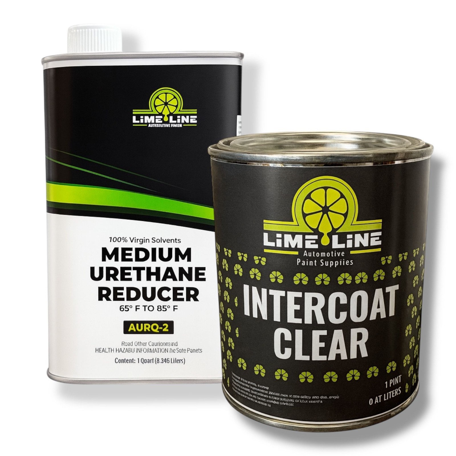 LiME LiNE Automotive Intercoat Clear with Urethane Reducer Quart Combo ...