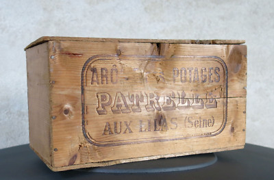 PATRELLE, belle boite en bois ancienne, arome potage, patrelle, godon ...
