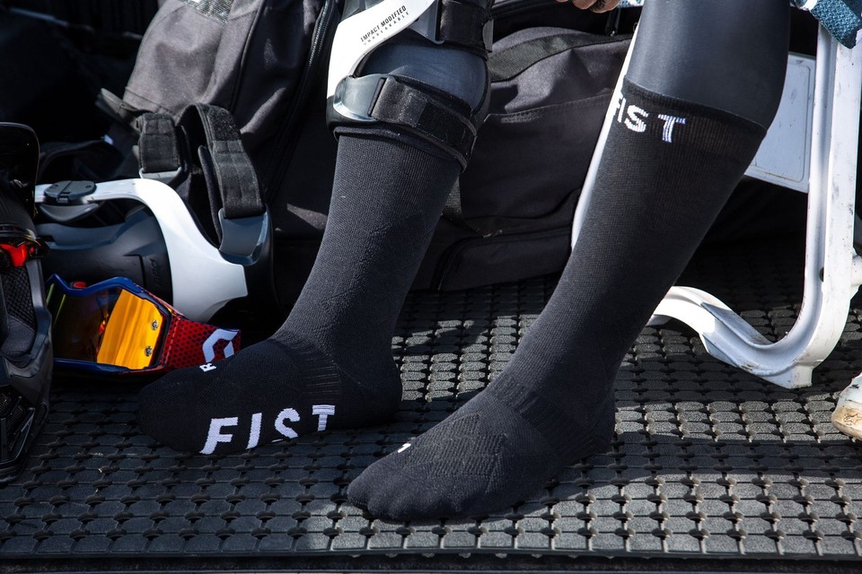 FIST Handwear Knee Brace MOTO Socks MX Motocross ATV Dirt Bike Riding - Rodger | eBay
