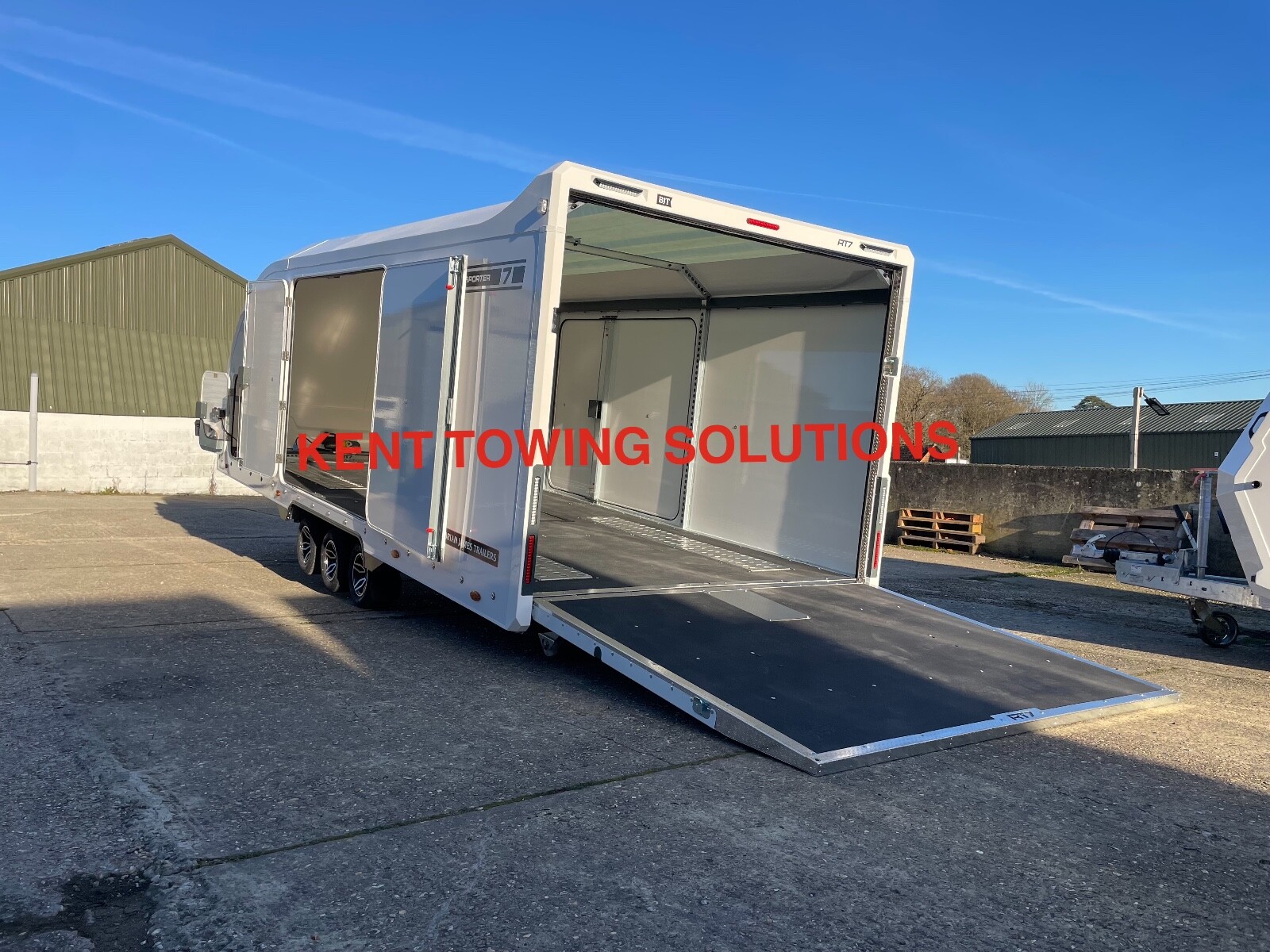 NEW Brian James Race Transporter 7 RT7 Tri Axle Car Trailer 6M X 2.3M ...
