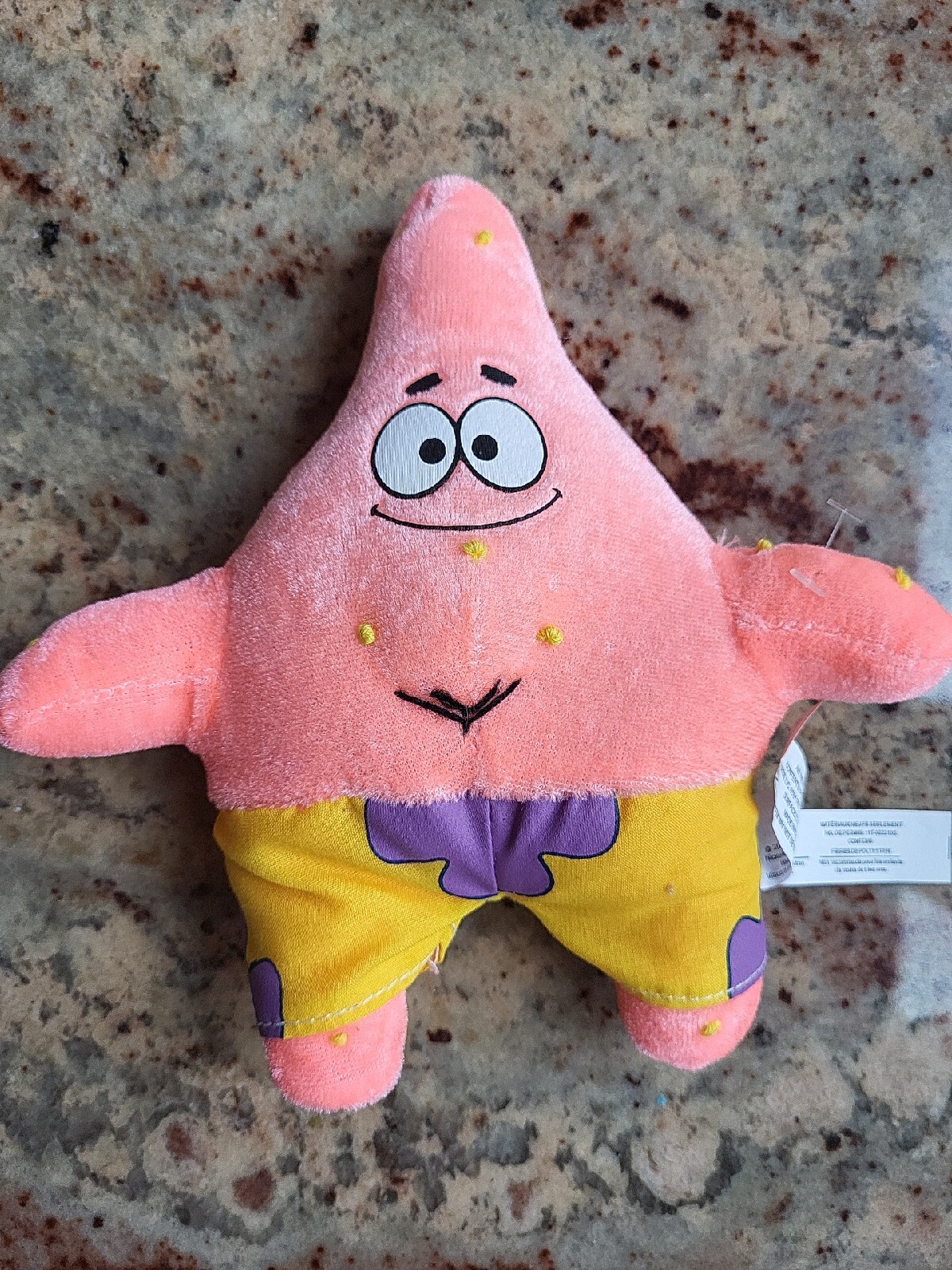 SpongeBob Patrick Star Fish Plush Toy Viacom Nanco Stuffed Pink small ...